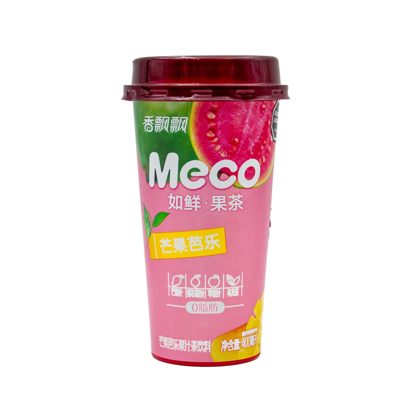 香飘飘Meco果茶芒果芭乐味Bebida de Té Oolong con sabor a Mango, Manzana y Guayaba ...